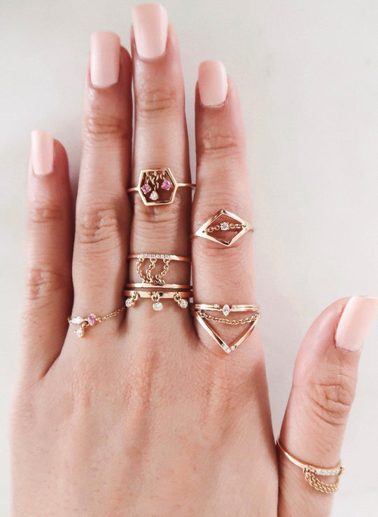 Kiara Chain Ring – ARI GISELLE FINE JEWELS